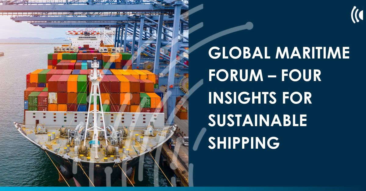 Global Maritime Forum - Four insights for sustainable shipping — Trade ...