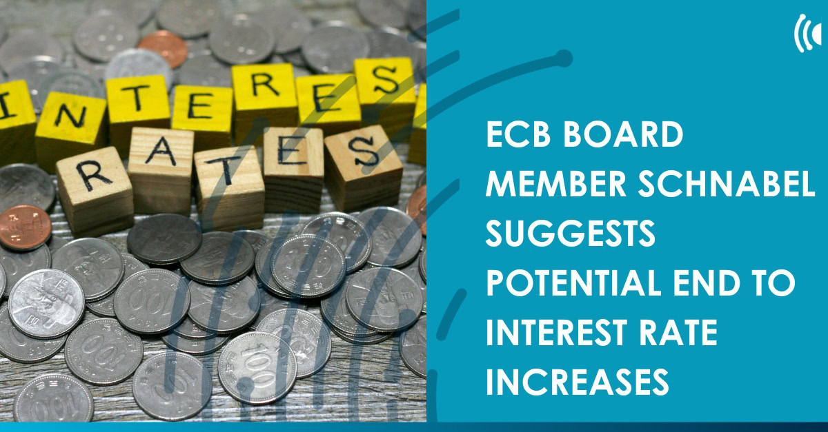 ECB board member Schnabel suggests potential end to interest rate ...